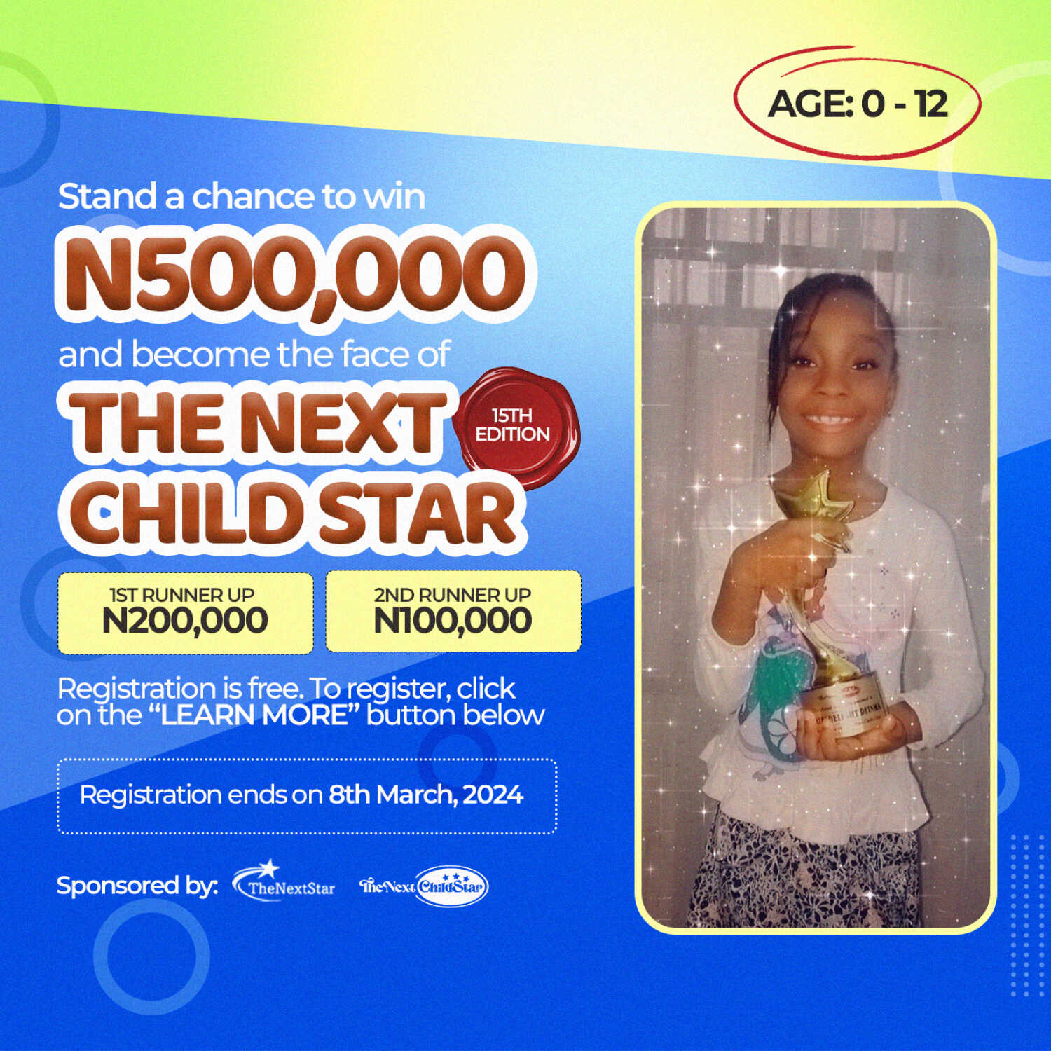 Home Competitions 15th Edition - The Next Child Star Contest [Completed]