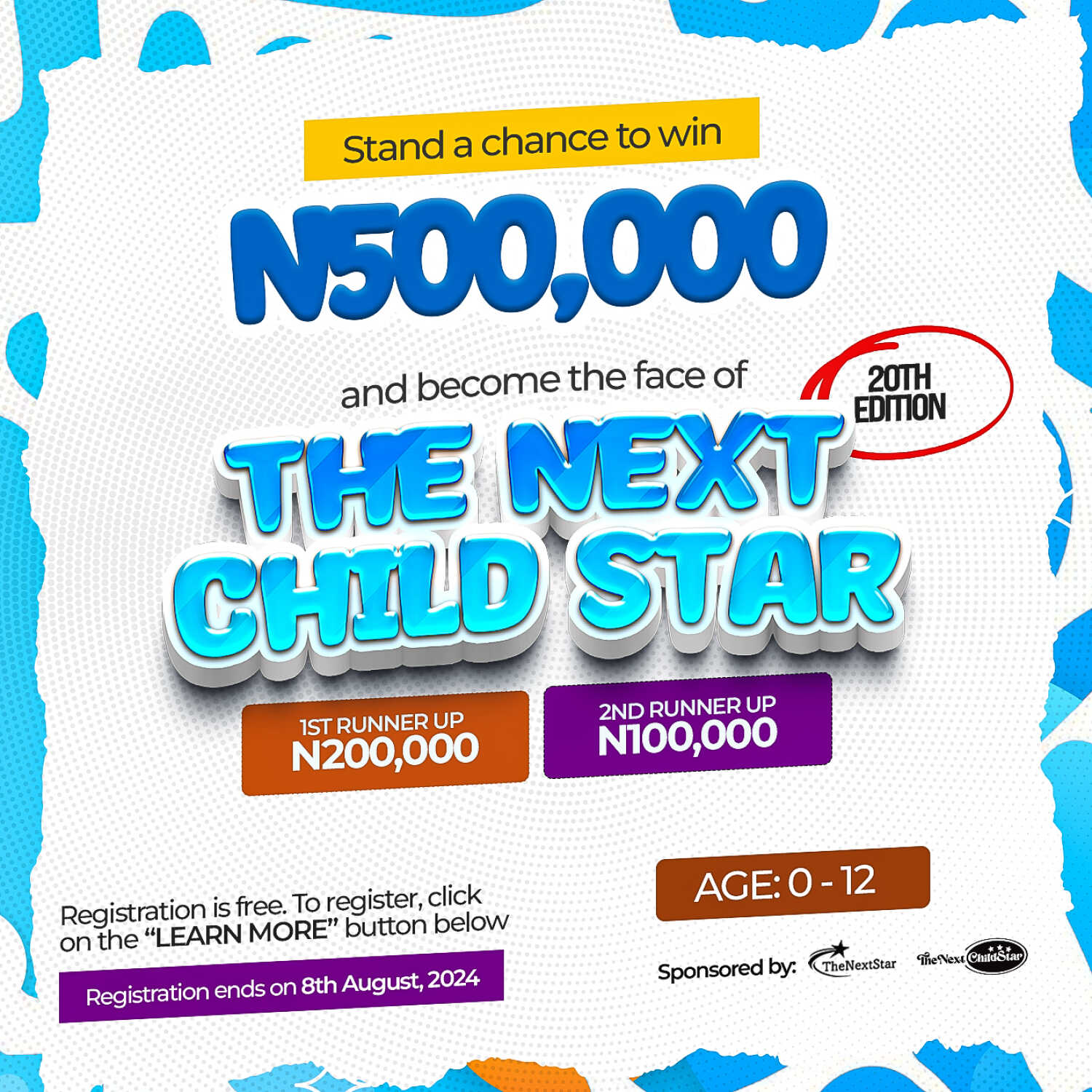 Home Competitions 20th Edition - The Next Child Star Contest [Completed]