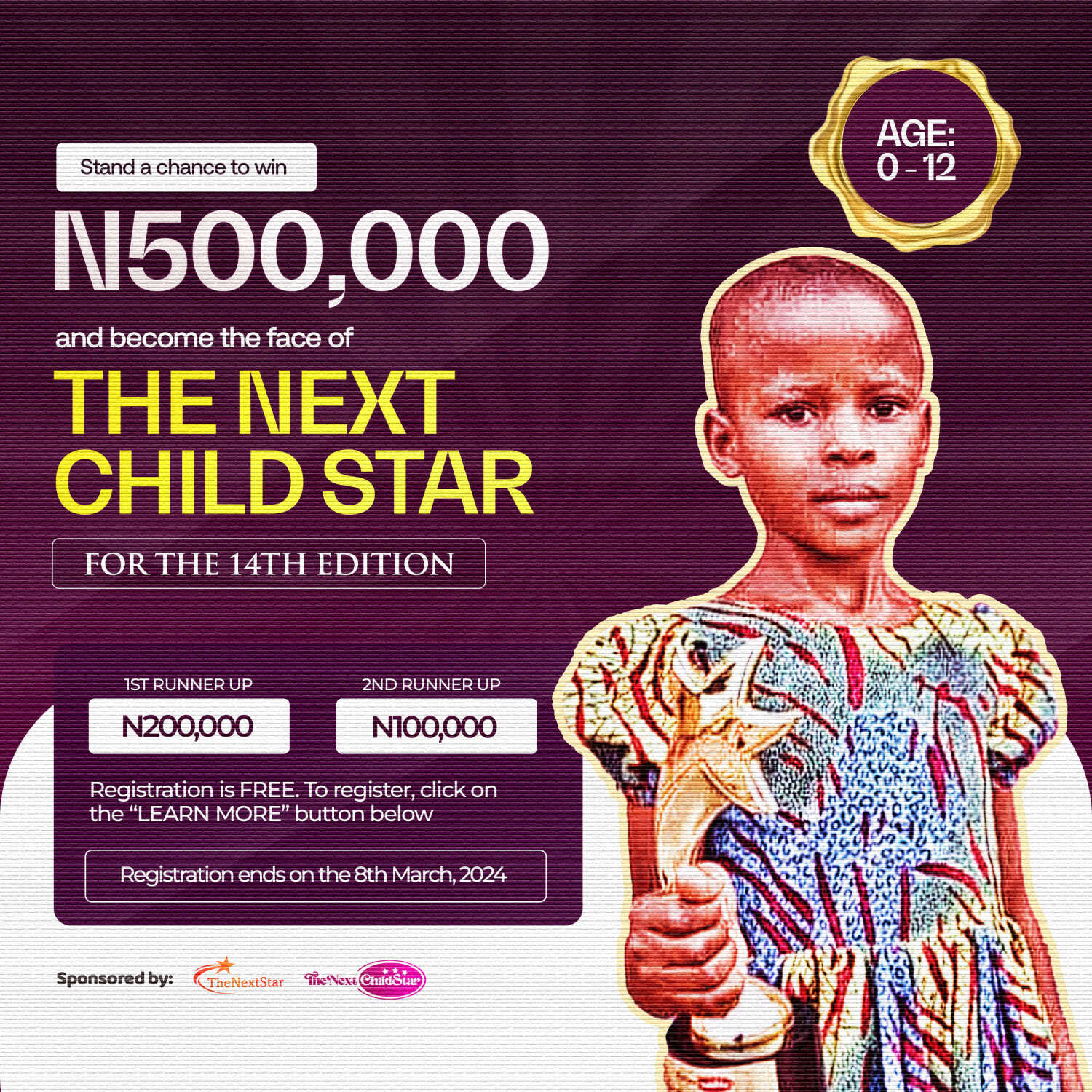 14th Edition - The Next Child Star Contest [Completed]